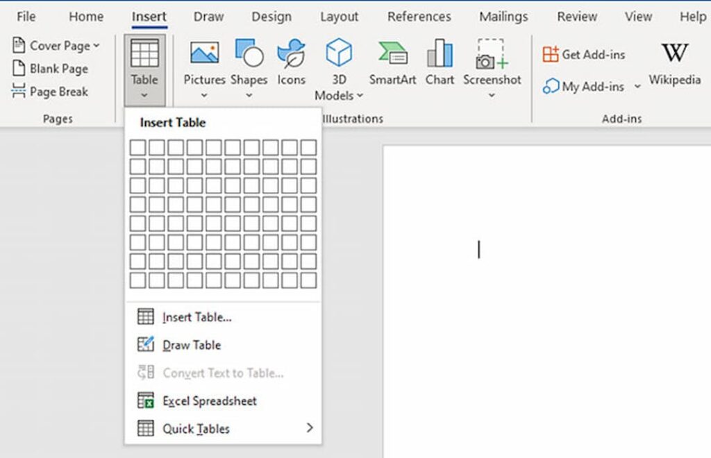 Cách tạo bảng trong word Draw Table - Microsoft Word - kynang247.com ...
