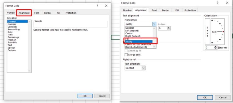 Hướng Dẫn Xuống Dòng Excel Bằng Justify Nhanh Chóng - kynang247.com ...